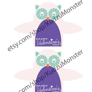 Woodland Classroom Candy Holder Valentines Cute Animals Hug Individual ...