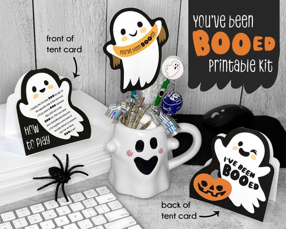You've Been BOOed Office Game - printable kit for hot cocoa mug gift- I ...