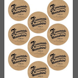 Moonshine Print at Home Labels and Tags for Homemade Mason Jar Gifts ...