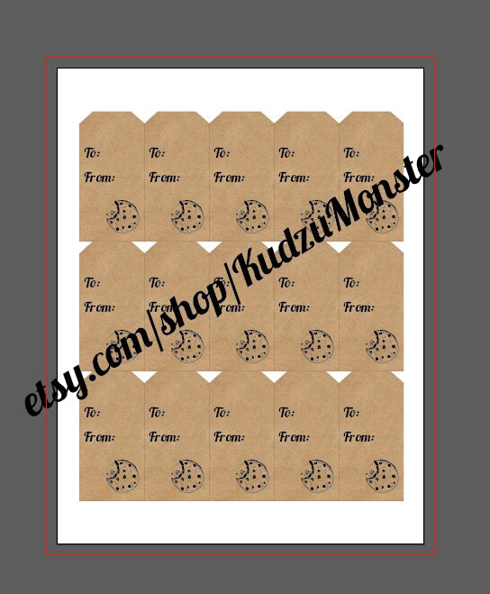 Cookie Mix Print at Home Labels and Tags for Homemade Mason - Etsy