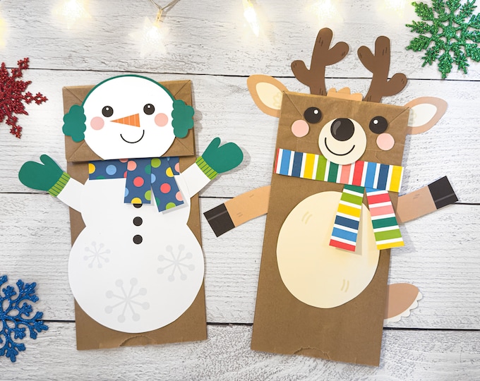 Christmas Paper Dolls INSTANT DOWNLOAD Printable Kids DIY Craft, Santa ...