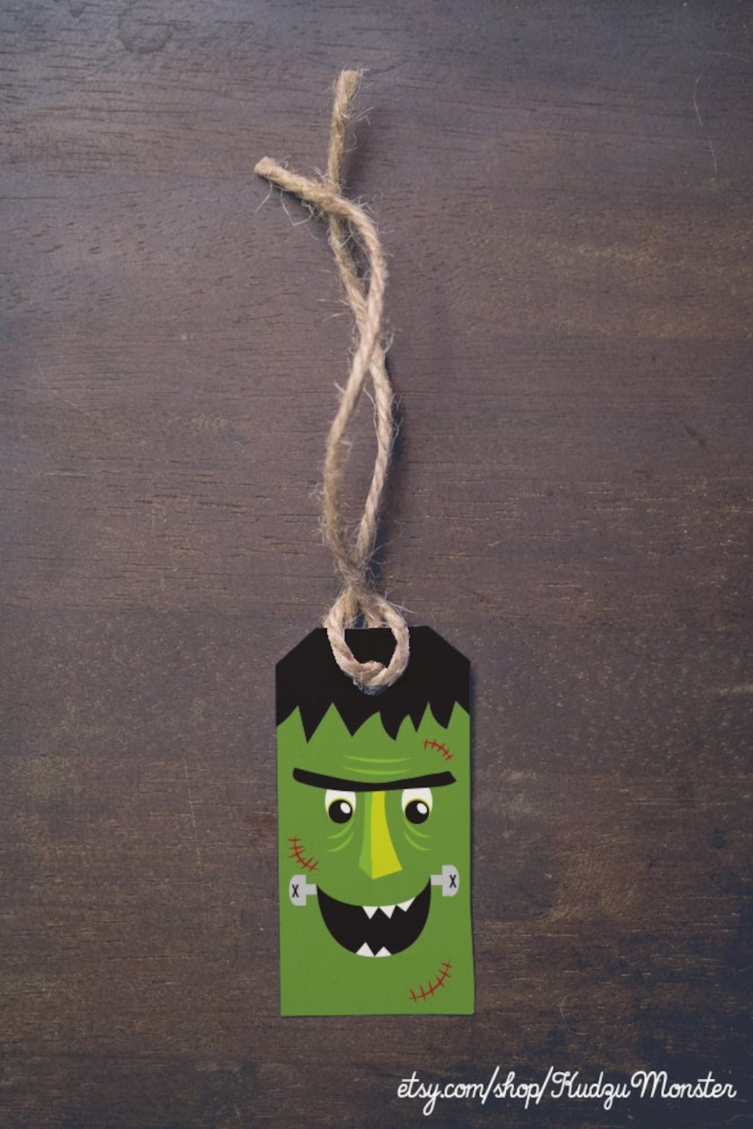 INSTANT DOWNLOAD Frankenstein Halloween Gift Tag for Candy or Classroom ...