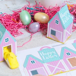 Hen House Treat Boxes for Easter Peeps Chicks Instant Download DIY ...