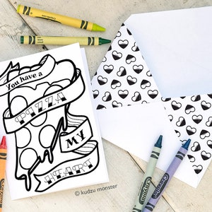 Pizza Father's Day INSTANT DOWNLOAD Printable Coloring - Etsy