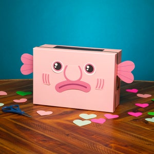 Blobfish Valentine Box Printable Decor Kit, Cute Funny Valentine's ...