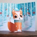 3D Fox Valentine Paper Craft Card Send This Kit in the Mail - Etsy