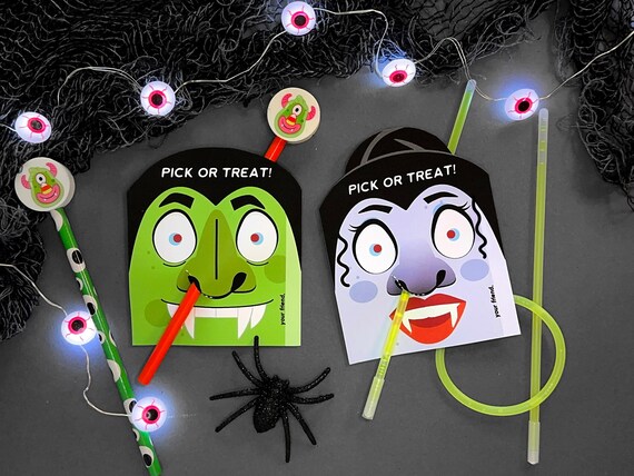 Vampire Nose - Pick or Treat - pencil hugger, pixie stick, glow ...