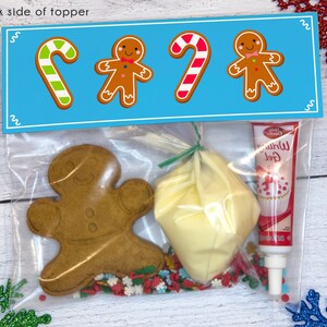Printable Treat Topper for a Decorate Your Own Gingerbread Man Kit ...