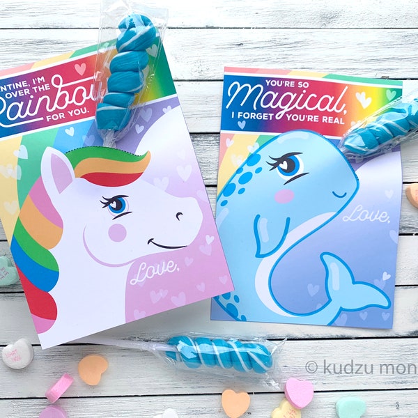 Narwhal Valentine - Etsy