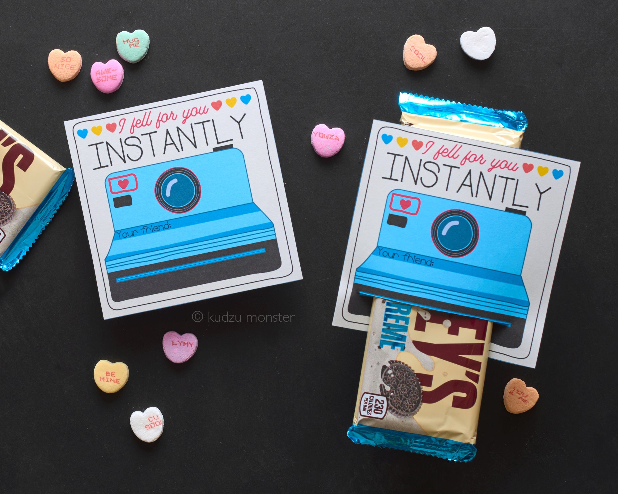 Instant Camera Valentine Fun Vintage Camera Printable for Fundip ...