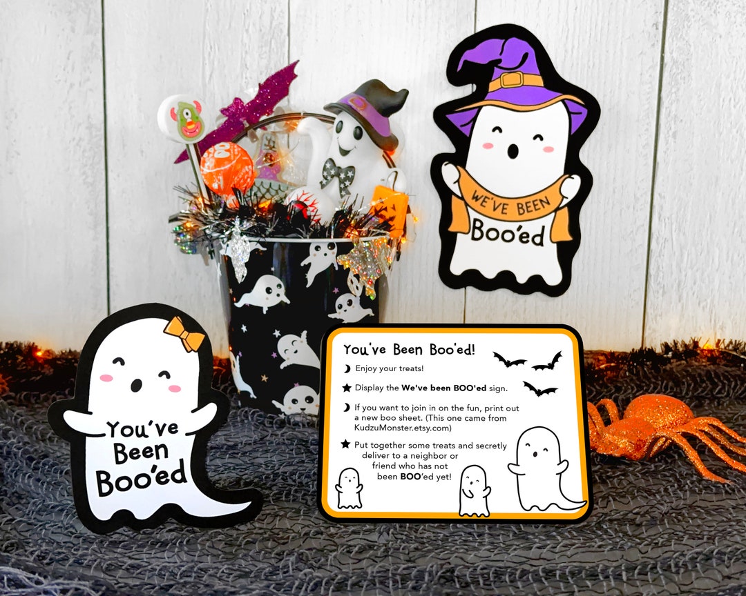 You've Been Booed Printable Kit With We've Been Boo'ed Sign ...