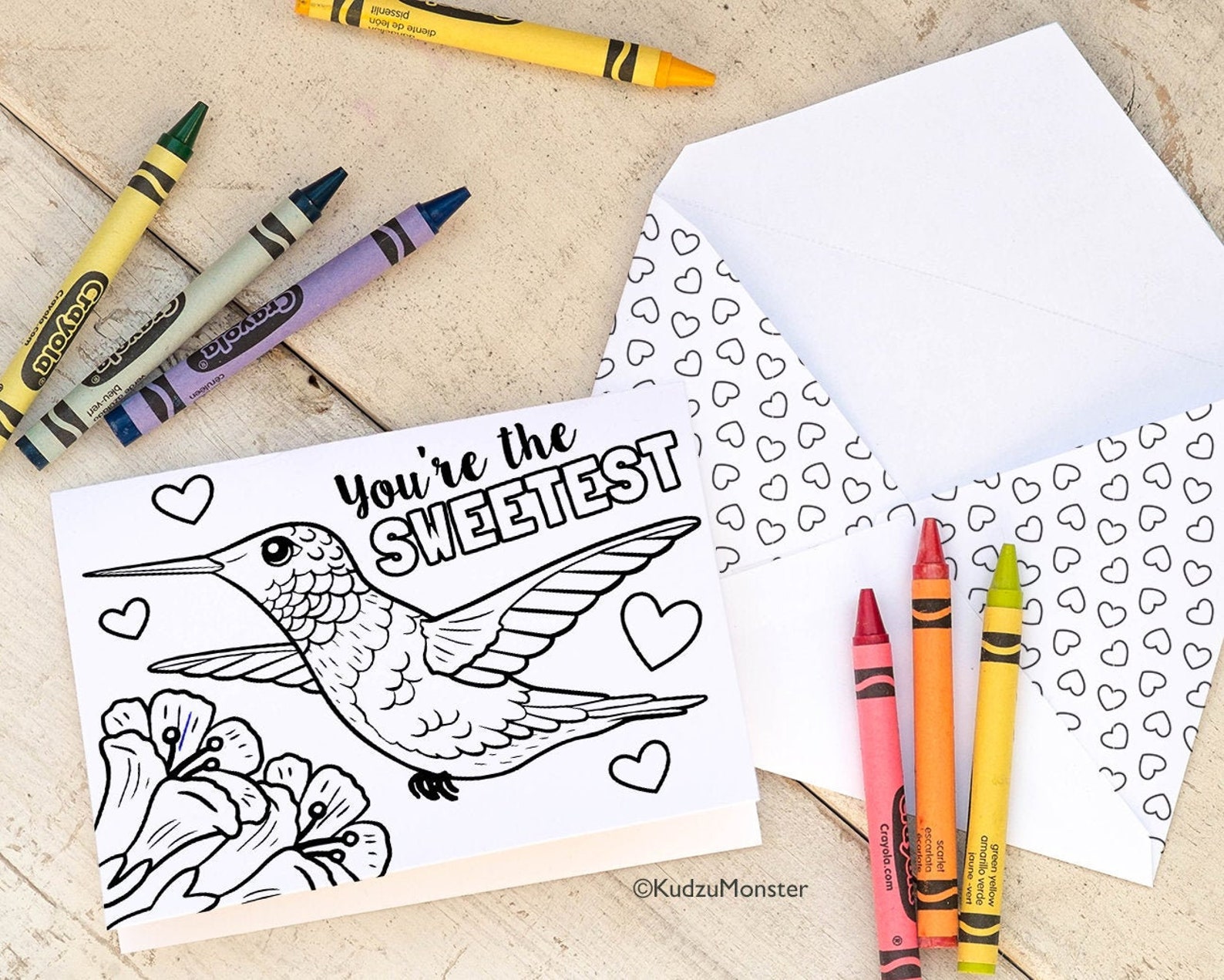7 Mother's Day Animal Coloring Sheets – Kudzu Monster