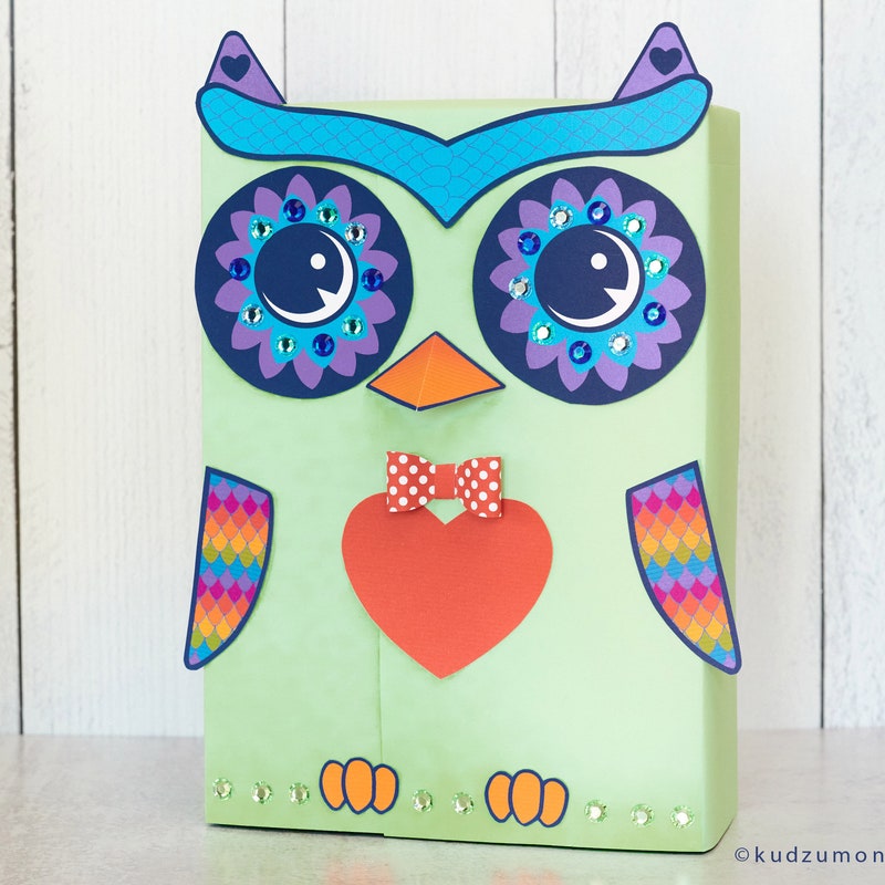 Owl Valentine Box - Etsy
