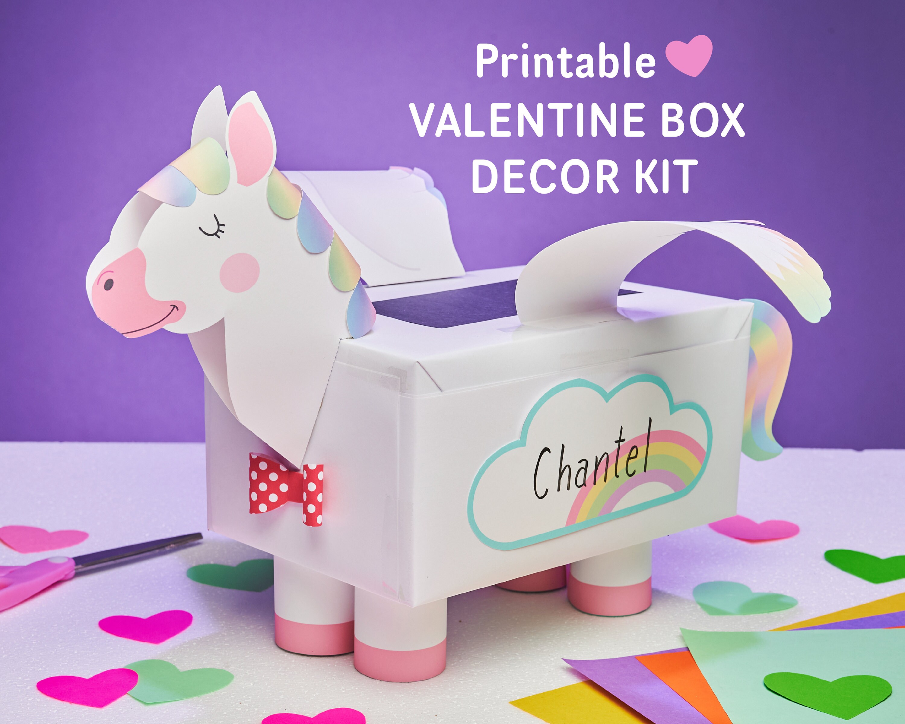 10 Cute Animal Valentines Box Decorating Kits – Kudzu Monster