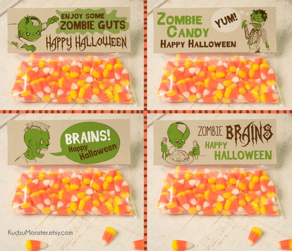 Zombie Candy Labels