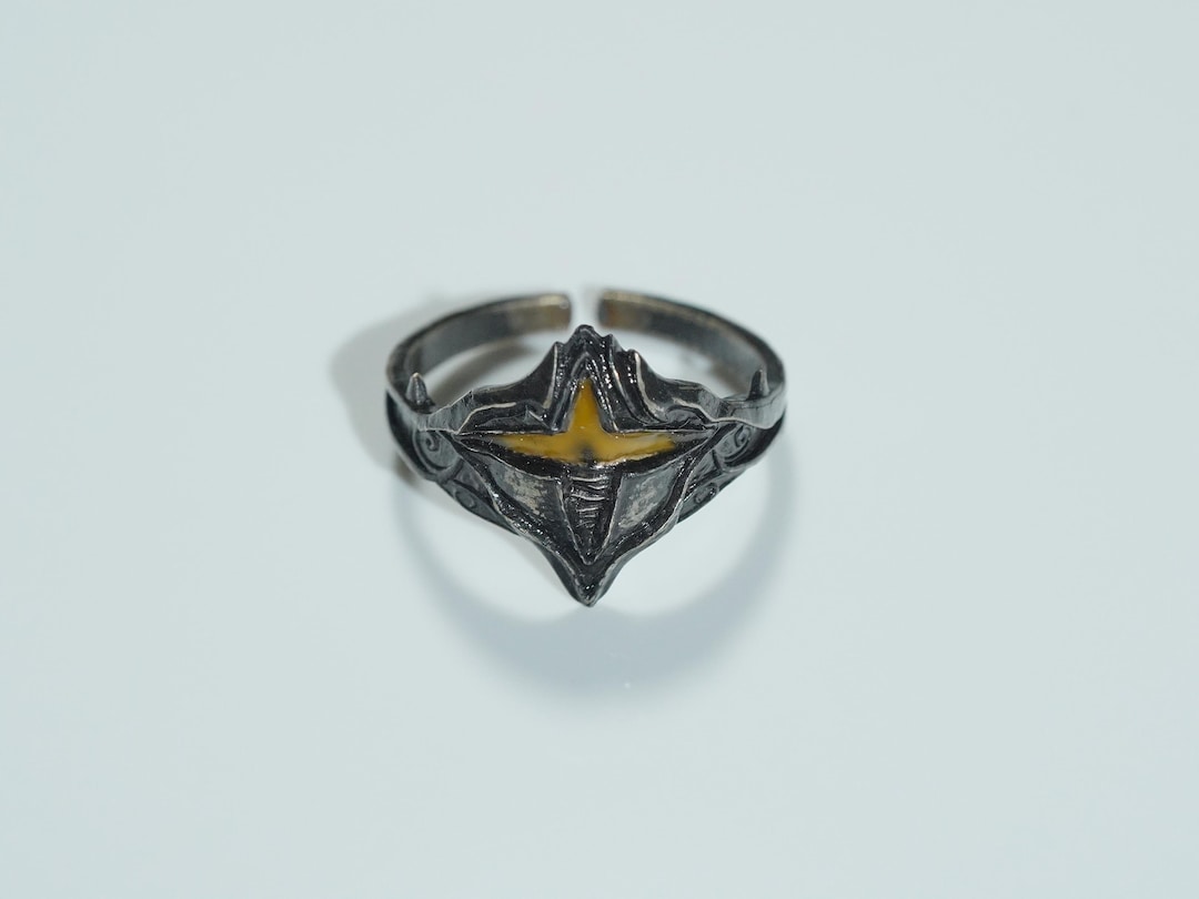 EXCLUSIVE Dark Souls - Calamity Ring, Handmade 950 Silver Fantasy ...