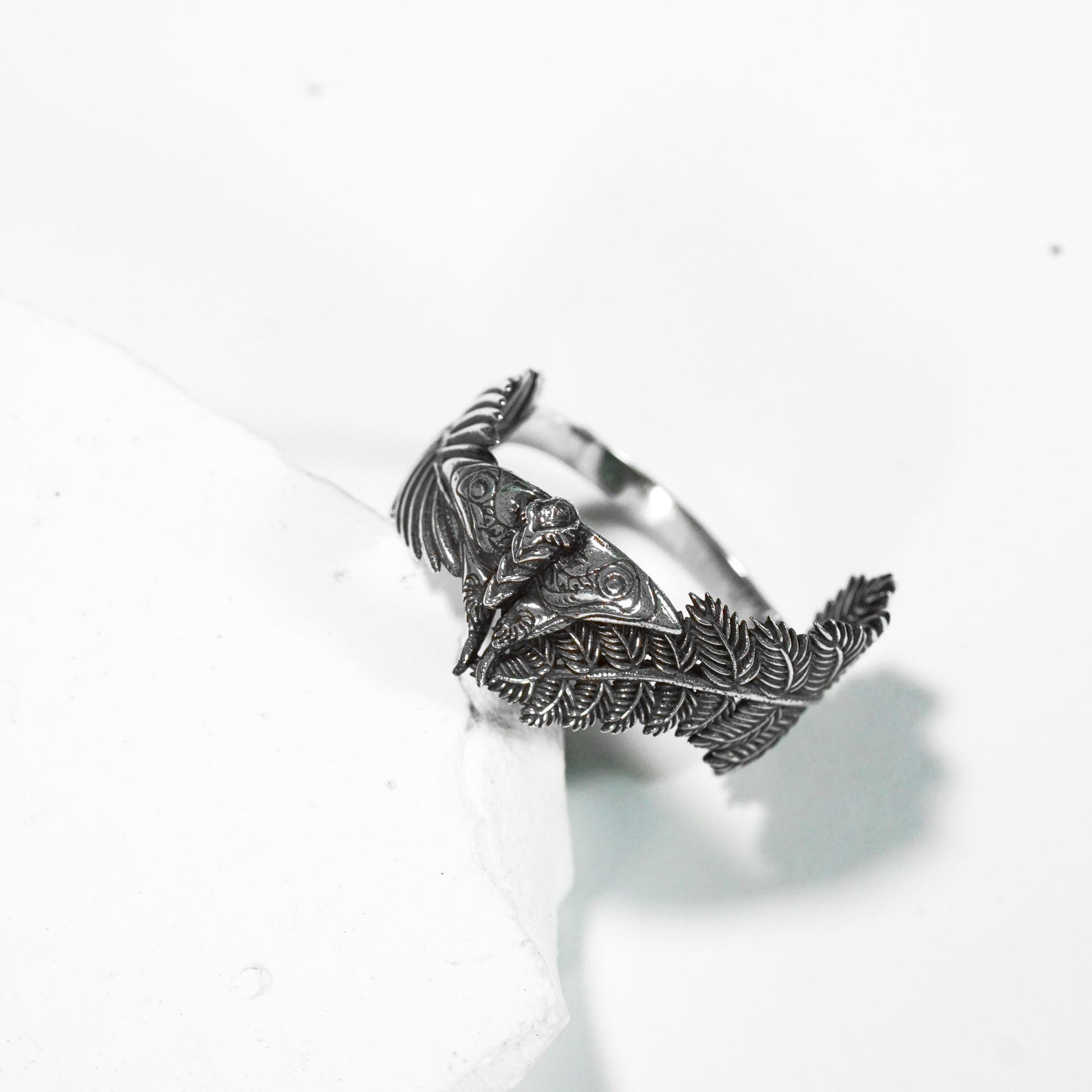 HALLOWEEN Gift - Ellie Tattoo From TLOU Ring – Moth & Fern Sterling ...