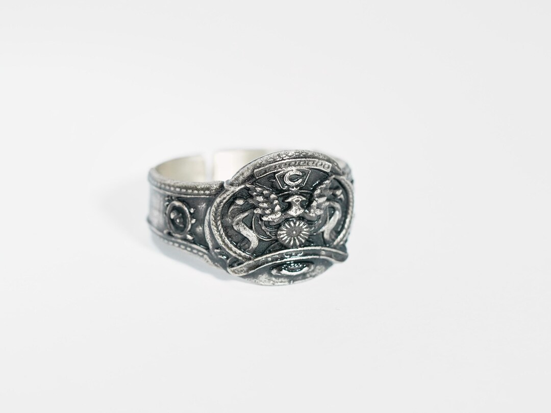 EXCLUSIVE Final Fantasy VII Champion Belt Ring,handmade 950 Silver ...