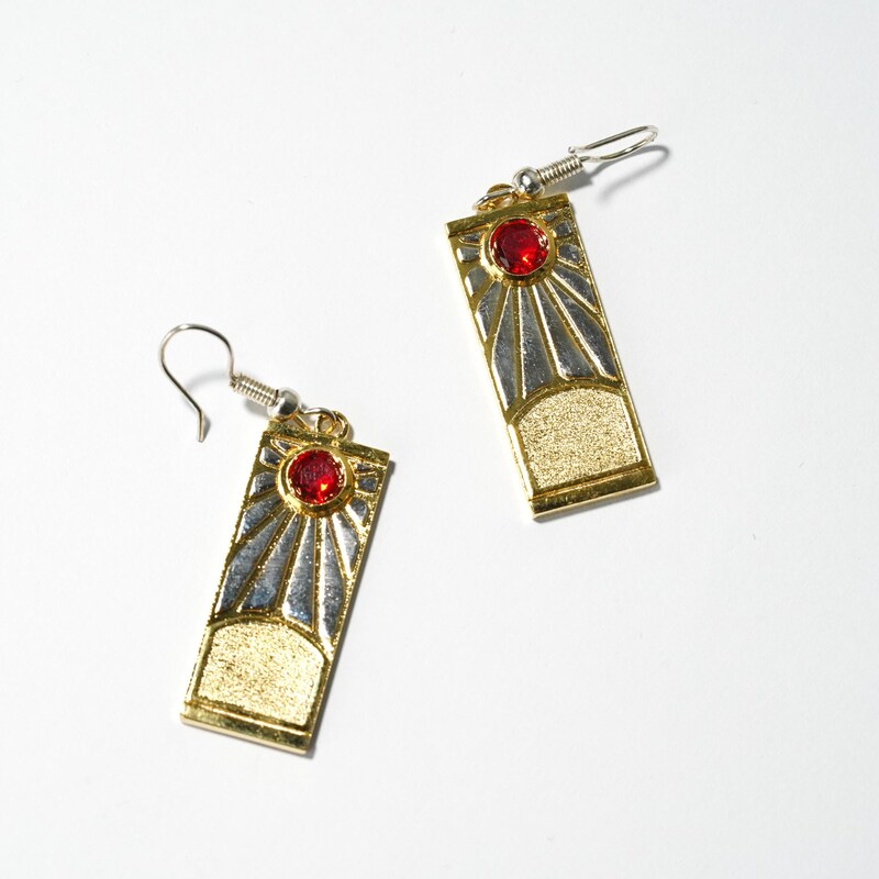 Hanafuda Earrings - Etsy