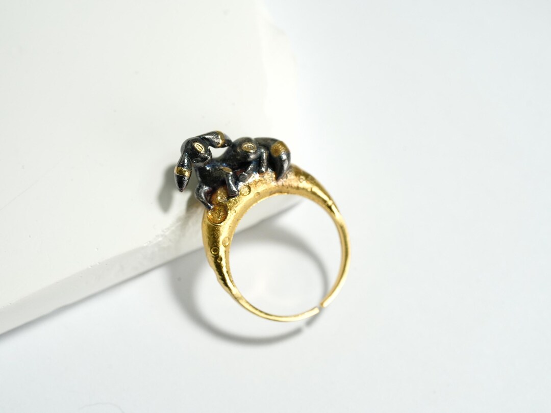 EXCLUSIVE Handmade Umbreon Evolution Ring, Custom Silver Pokémon ...