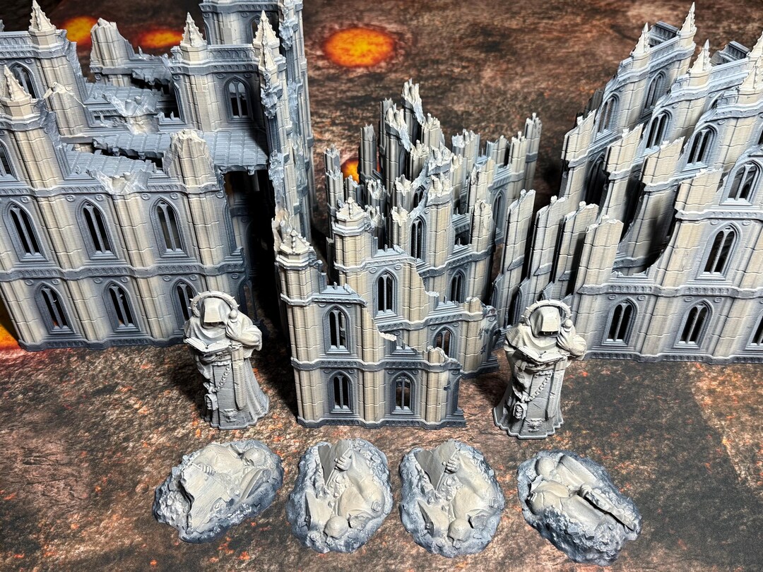 Grimdark Sci-fi Gothic Terrain Set - Etsy
