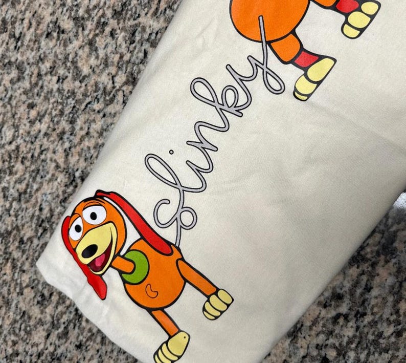 Slinky Dog Custom Name PNG - Toy Story Disney Character Shirt PNG ...