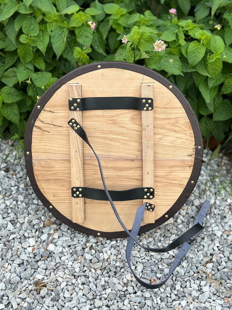 Custom Viking Raven Shield & Axe Set | Medieval Round Shield | Viking ...