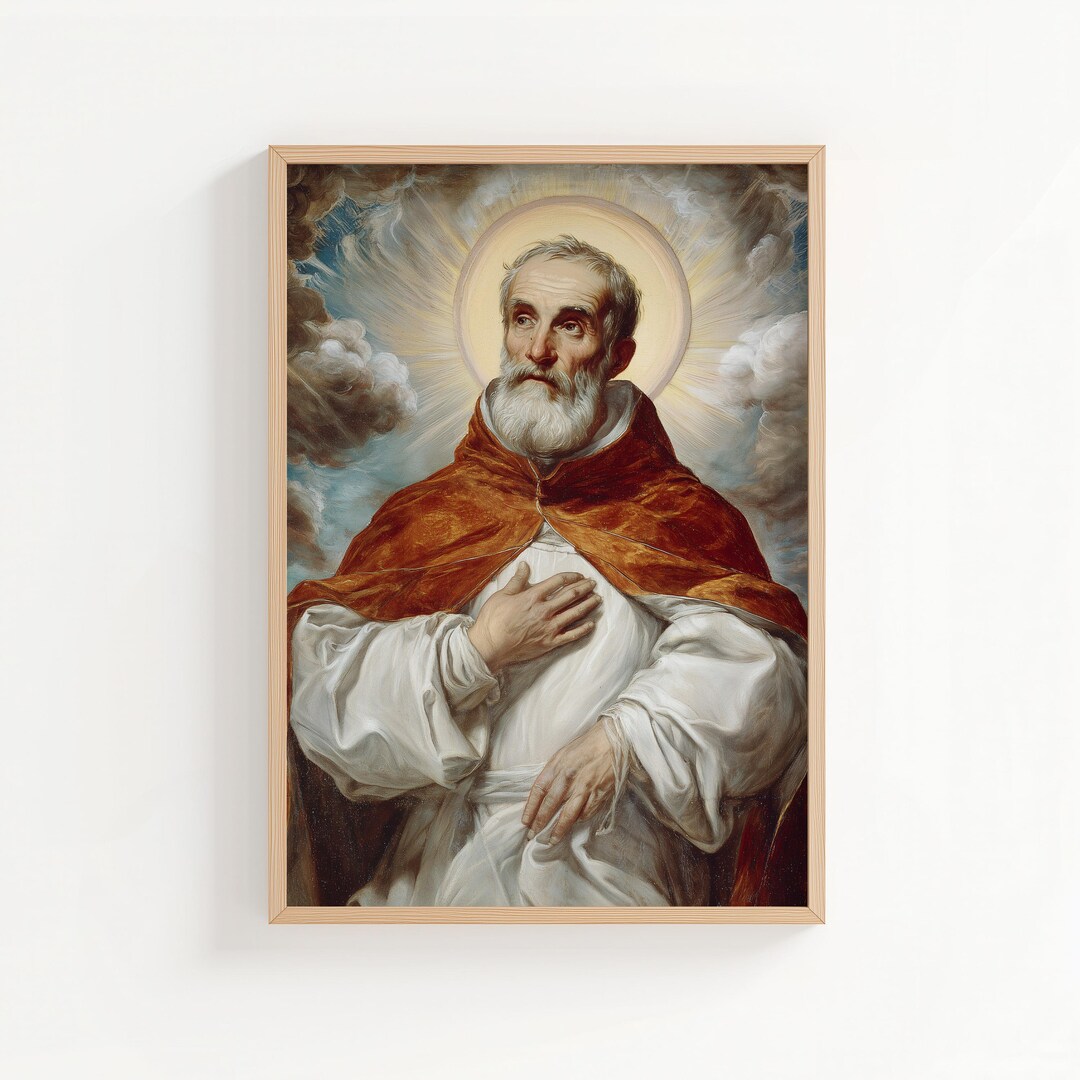 Saint Cyril of Jerusalem Oil Painting Print, Oil Paint Style Poster or ...