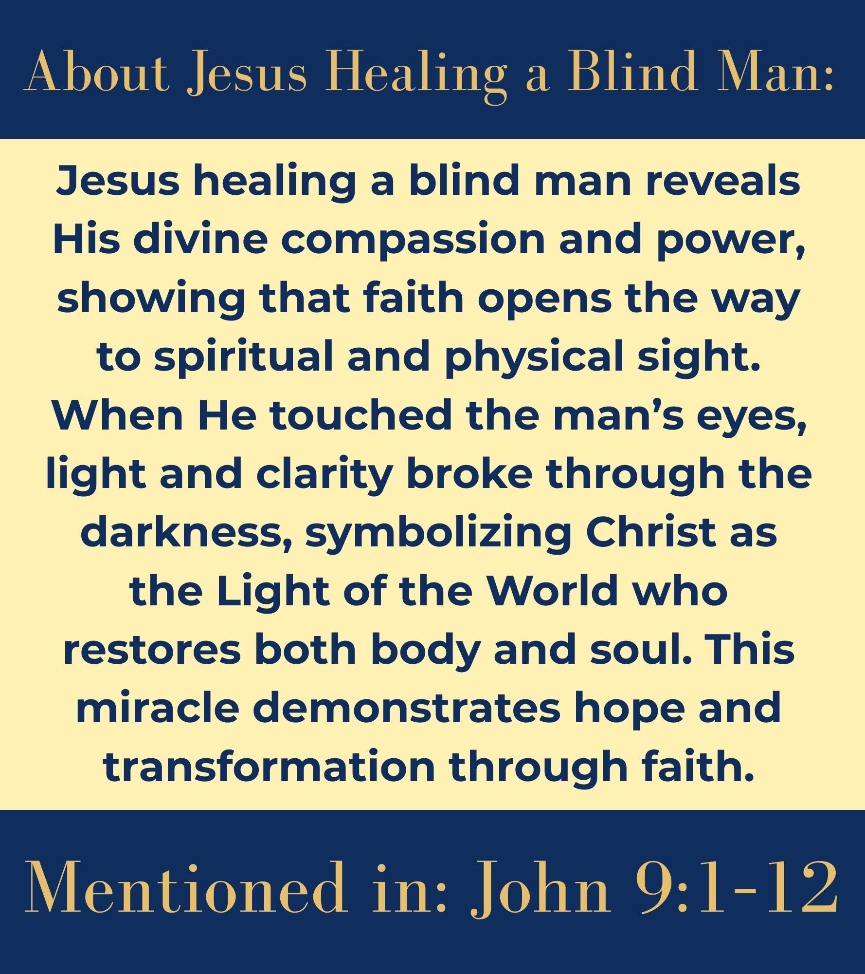 Jesus Healing a Blind Man Oil Painting Print, Jesus's Healing Oil Paint ...