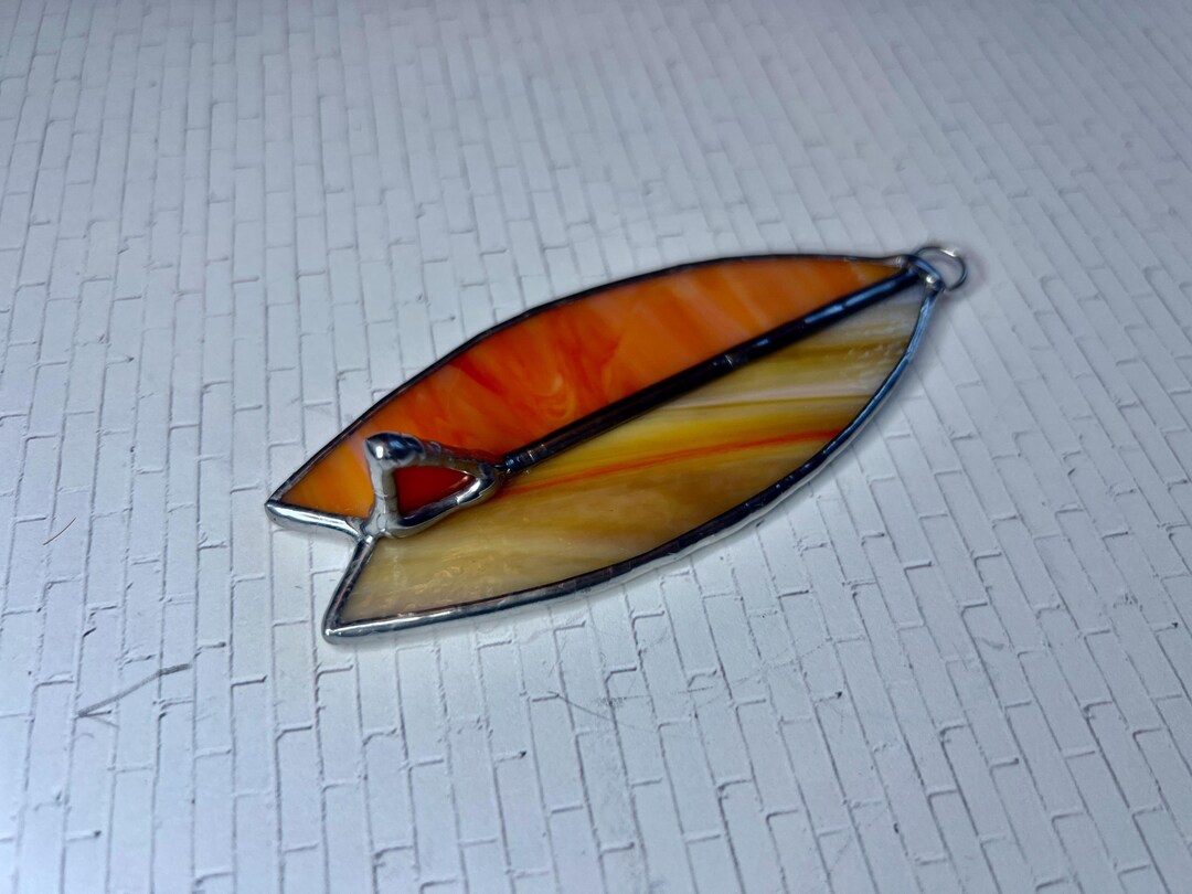 Stained Glass Surfboard Wall Art Beach House Decor Gift for Surfer ...