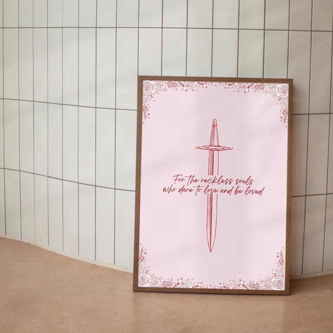 Reckless| Powerless | Fantasy | Wall Art | Bookish | Book Lover | Books ...