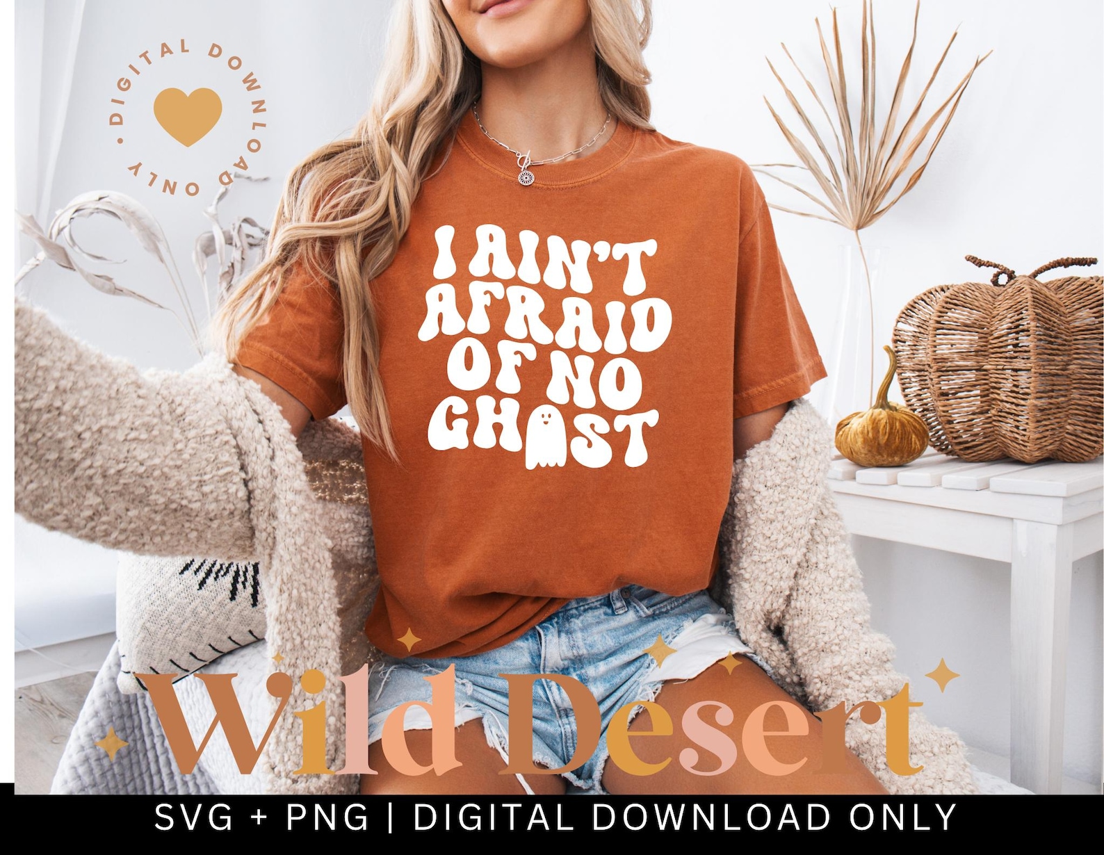 I Ain't Afraid of No Ghost Svg Png, Halloween Svg, Halloween Png ...