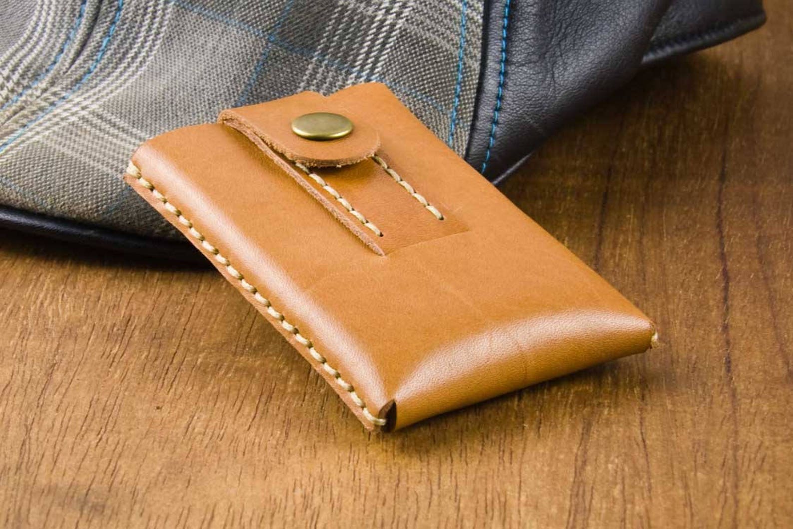 Minimalist Credit Card Case Minimalist Leather Wallet | Etsy