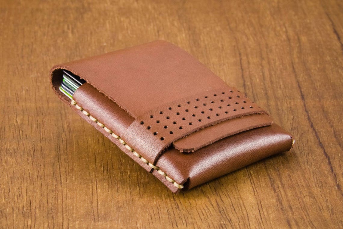 Thin Mens Wallet Slim Mens wallet Mens Wallet Thin Card | Etsy