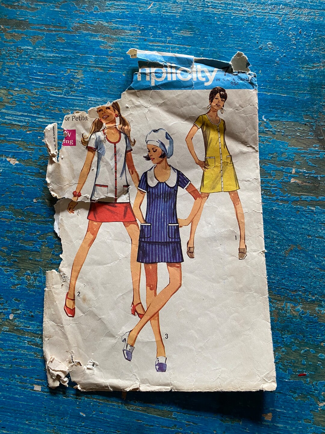 Simplicity 8663 Sewing Pattern, Ladies Dress Pattern, Vintage Sew Your Own Dress, Diy Womens ...