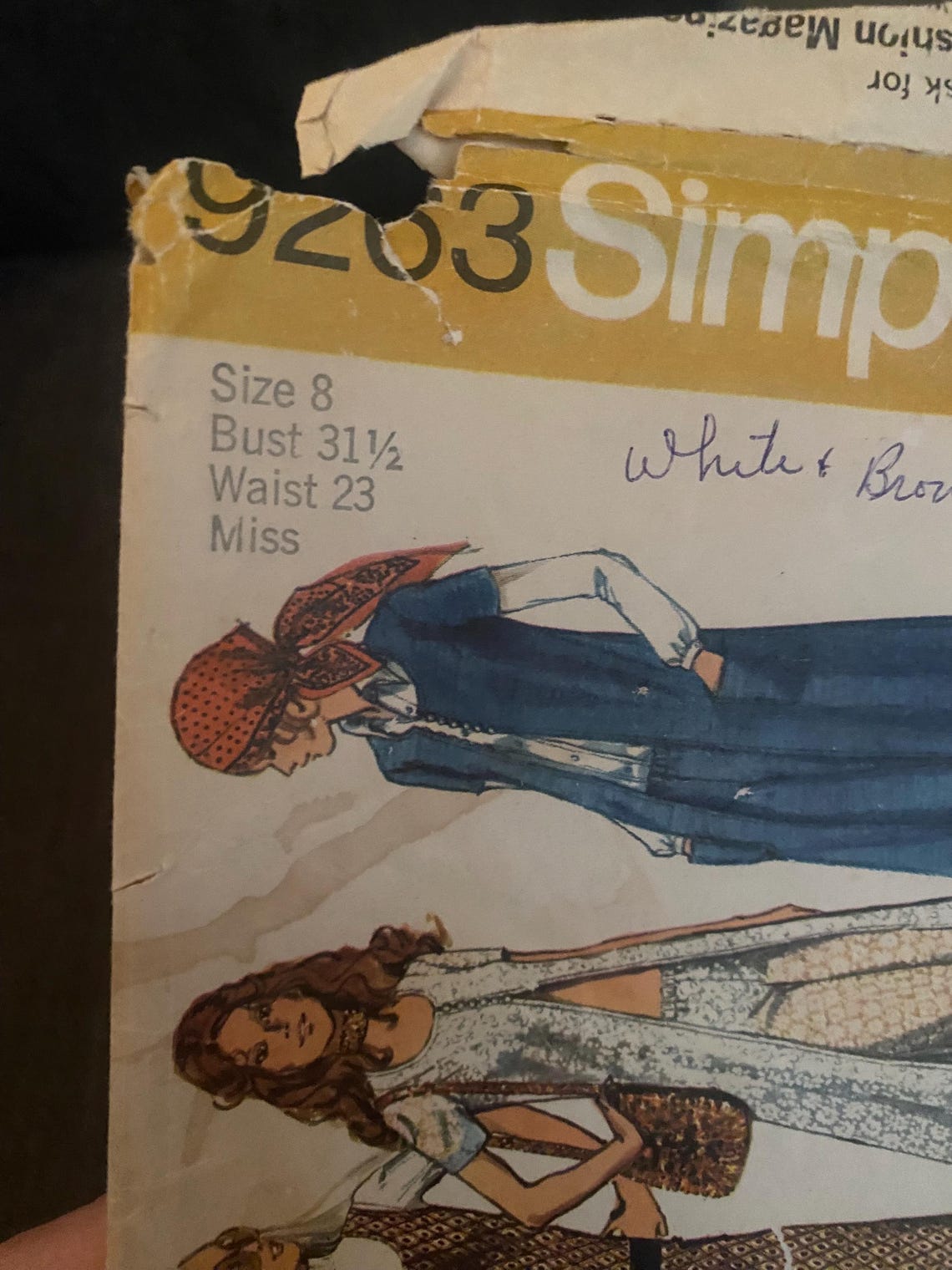 Simplicity 9263 Vintage Sewing Pattern, Ladies Outfits, 1970s Style ...