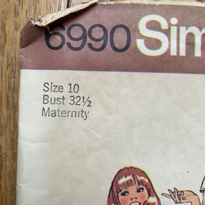 Simplicity 6990 Sewing Pattern, Vintage Sewing Pattern for Womens Top ...
