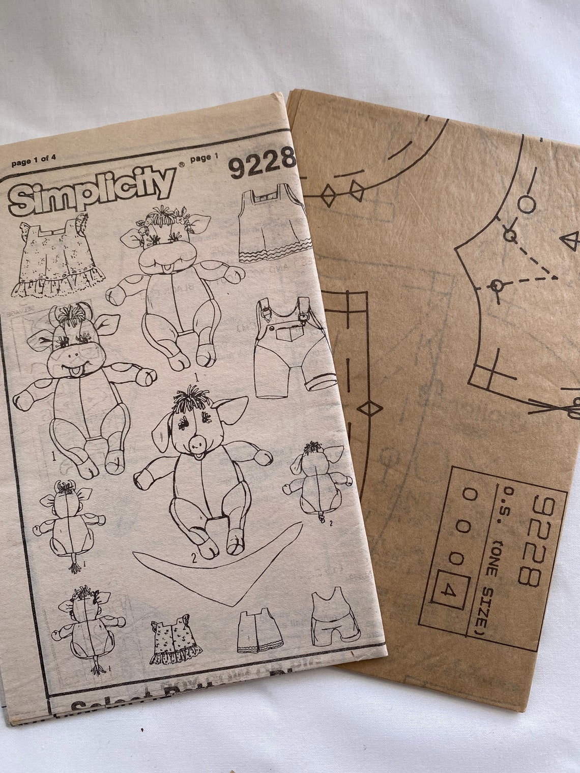 Simplicity 9228 Sewing Pattern,arts and Crafts Project Pattern,make ...