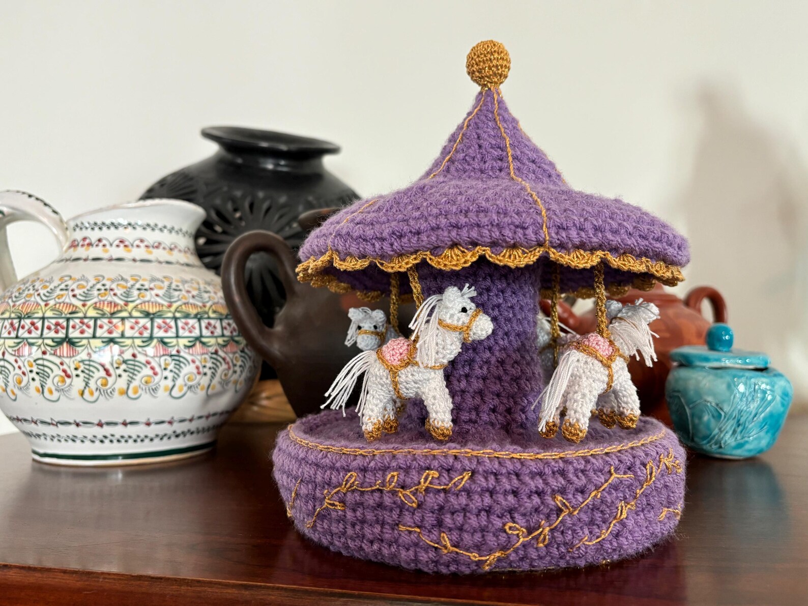 Crochet Horse Carousel - Etsy