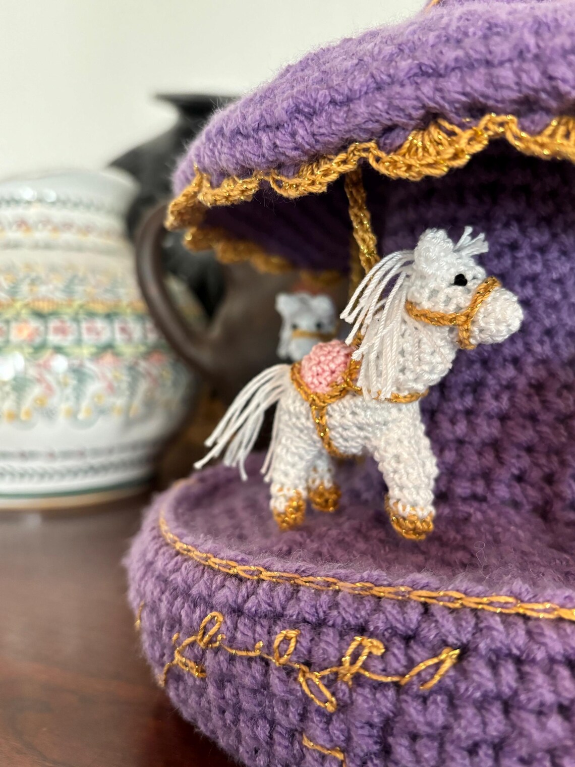 Crochet Horse Carousel - Etsy