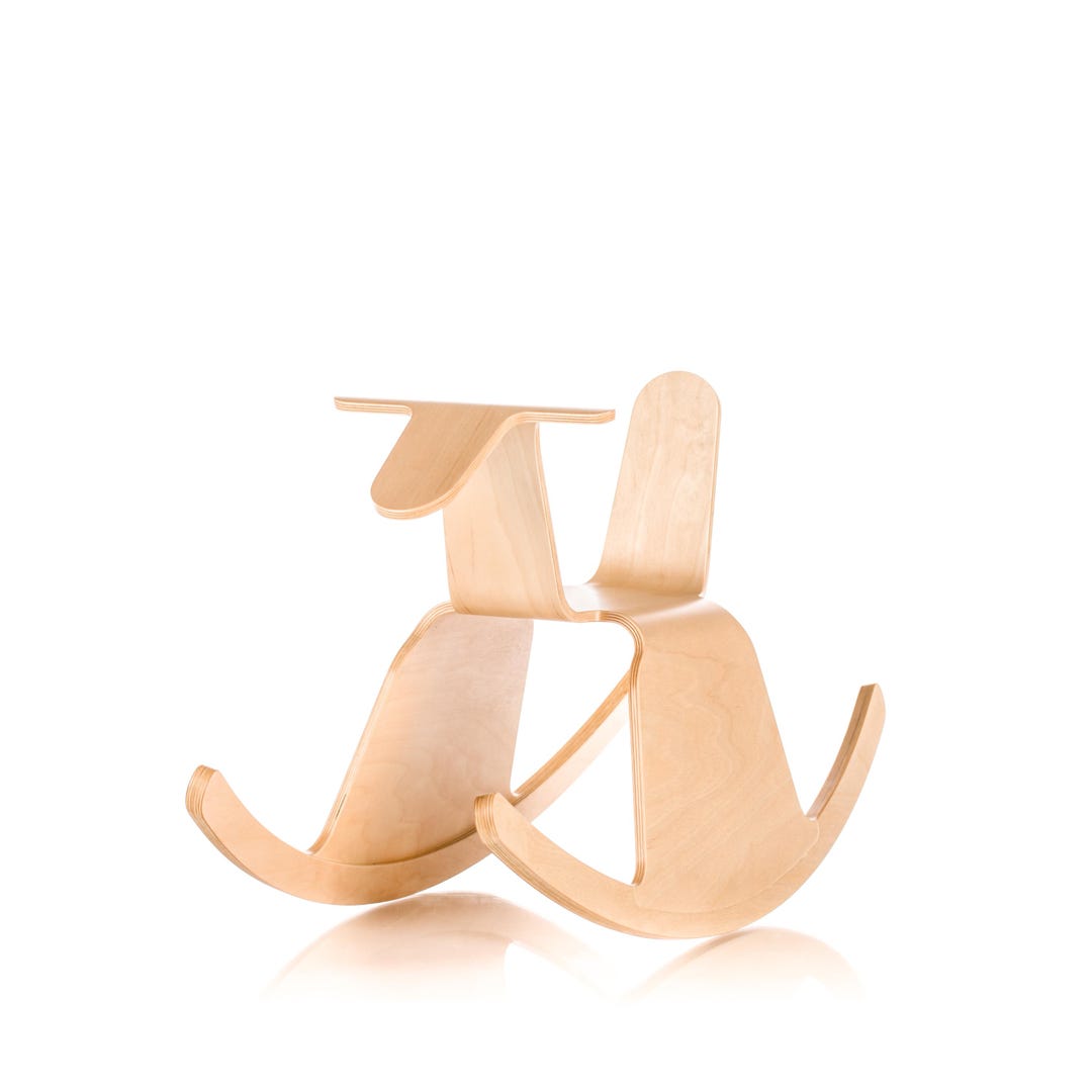 ROO Wooden Rocking Horse – Premium Wooden Ride-on Toy, Award-winning ...