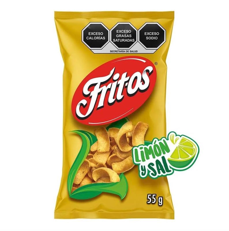 Fritos Sal Y Limon Sabritas Mexican Chips Mexican Chips (BOX WITH 5 ...