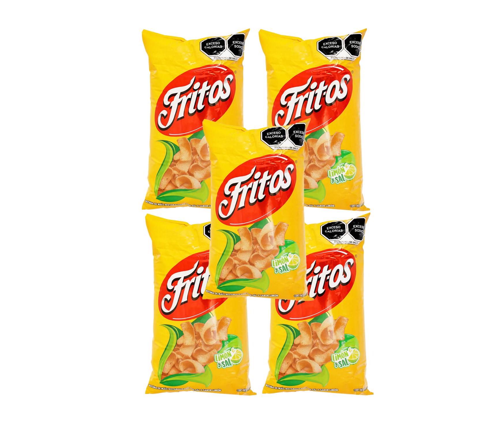 Fritos Sal Y Limon Sabritas Mexican Chips Mexican Chips (BOX WITH 5 ...