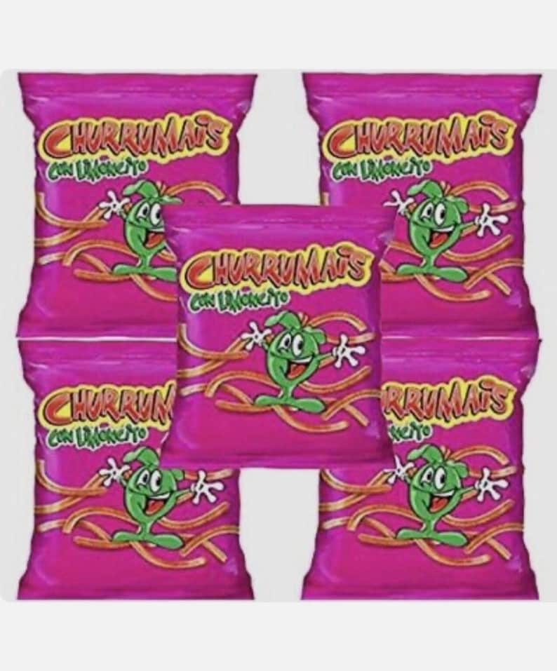 Churrumais Sabritas Mexican Chips (BOX WITH 4 BAGS) 58 Grams - Etsy