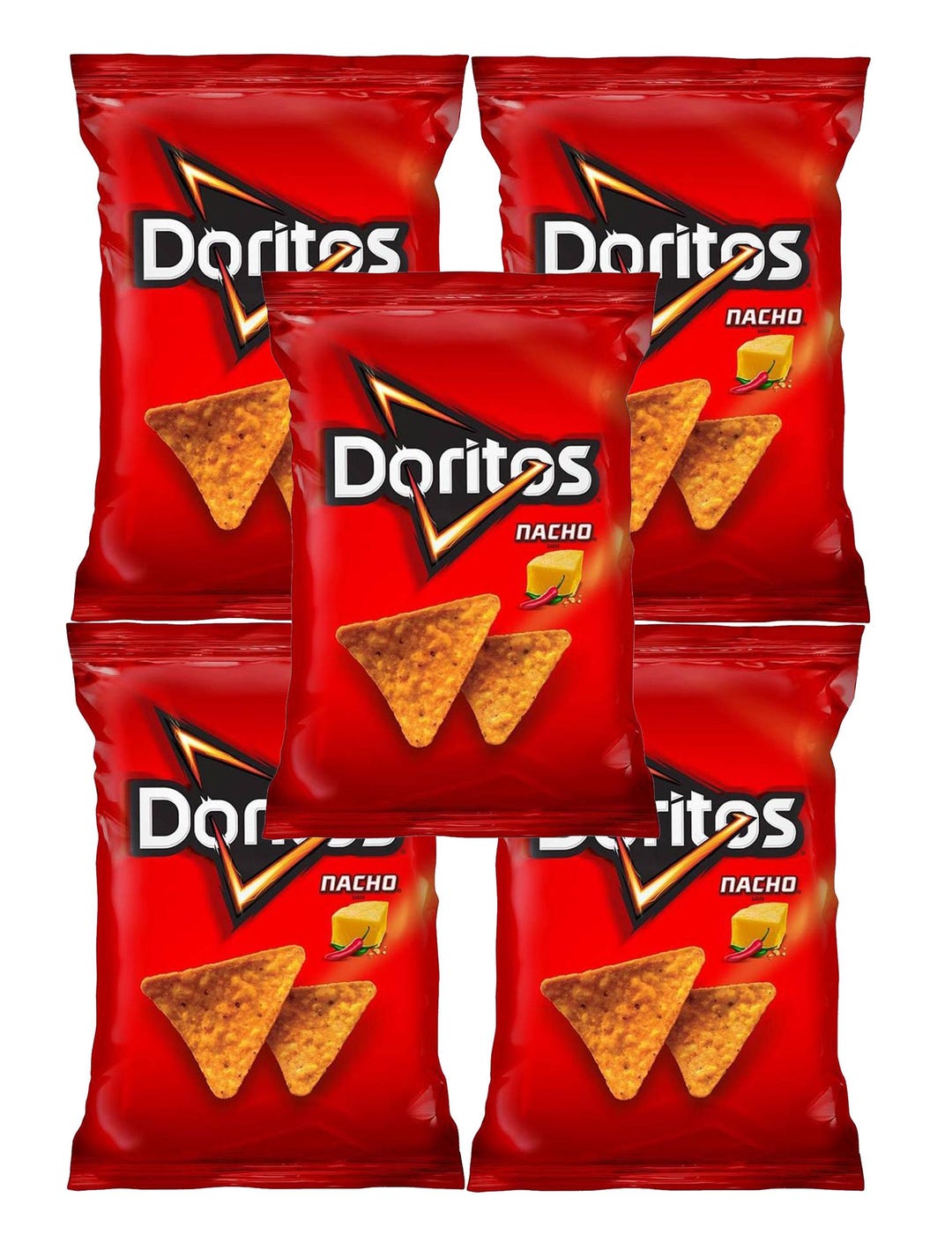 Doritos Nacho Sabritas Mexican Chips (BOX WITH 5 BAGS) 61 Grams - Etsy