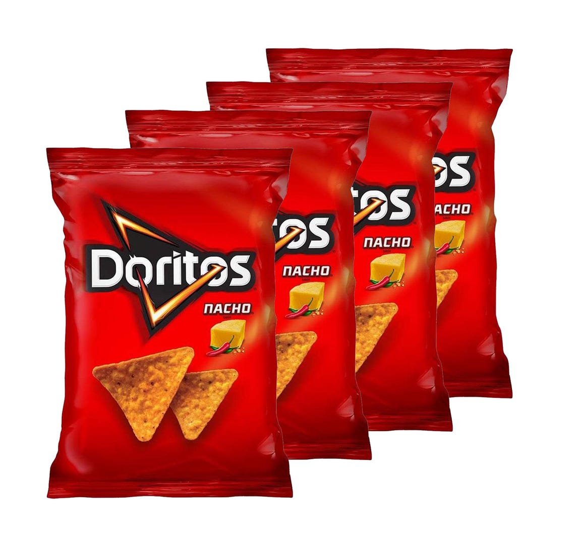 Doritos Nacho Sabritas Mexican Chips (BOX WITH 4 BAGS) 61 Grams - Etsy