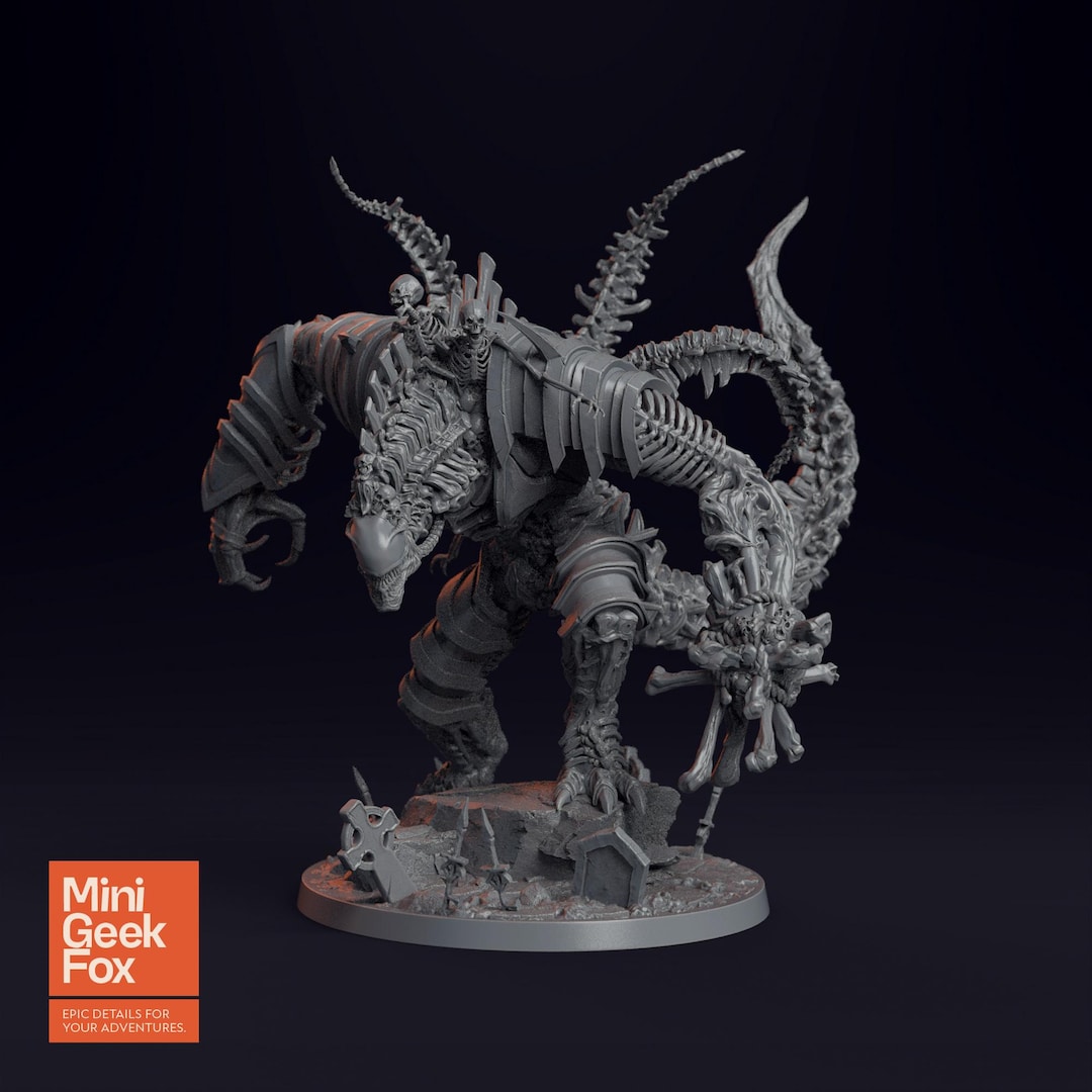 Cursed Colossus - Monstrous Dnd Miniature for Dark Adventures - Etsy