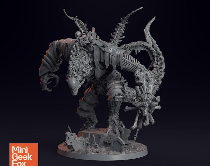 Cursed Colossus - Monstrous Dnd Miniature for Dark Adventures - Etsy