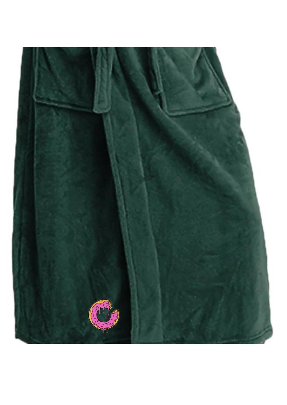 Homer Simpson Hooded Dressing Gown With Pockets – Green Towelling ...