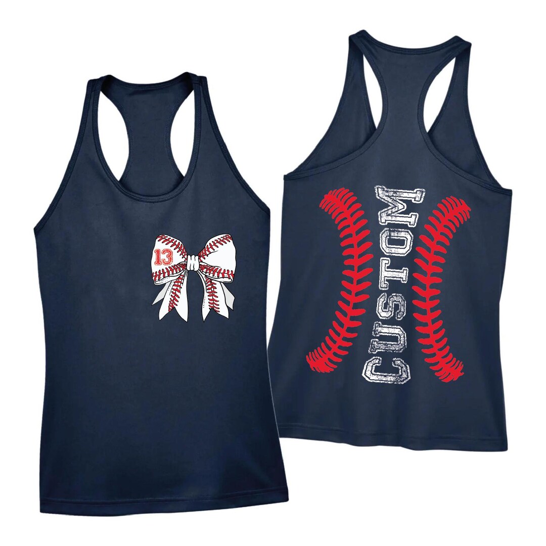 Baseball Racerback, Custom Baseball Name and Number Racerback ...